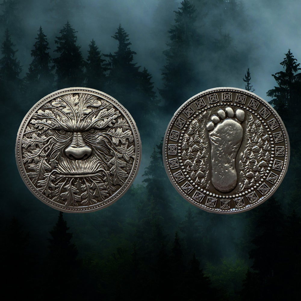 Coin - Green Man/Grays Harbor Cast | North American Bigfoot Center