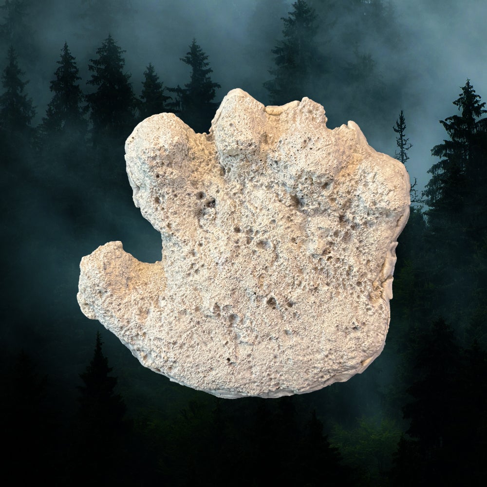 2016 Hand Cast "Flat" - Tom Shay | North American Bigfoot Center