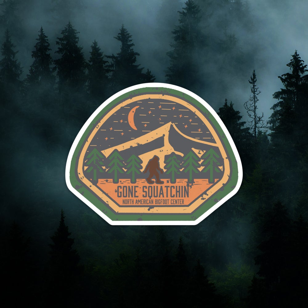 Sticker - Gone Squatchin' | North American Bigfoot Center